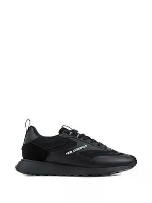 Karl Lagerfeld Panelled Logo-print Sneakers - Black