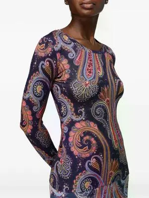 Etro Paisley-print Long-sleeve T-shirt