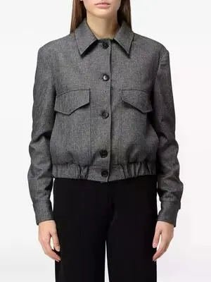 HANITA Button-up Elasticated-hem Jacket