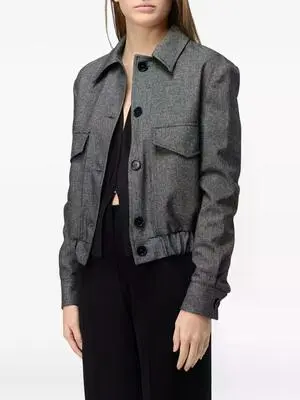 HANITA Button-up Elasticated-hem Jacket