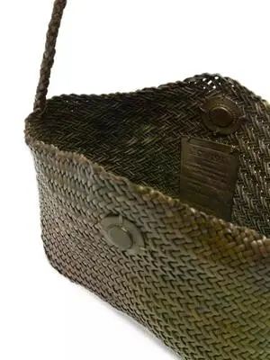 Dragon Diffusion Corsina Woven Leather Shoulder Bag