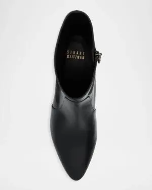 STUART WEITZMAN Lennon 60mm Leather Ankle Boots - Black