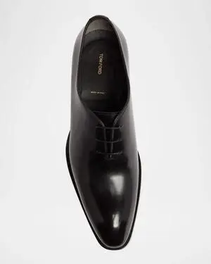 TOM FORD Apos;s Burnished Leather Oxfords