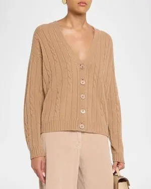 Peserico Shimmer Cable-knit Sweater - Saturn San