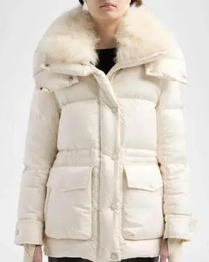 Sam. Scout Down Puffer Jacket - Ivory
