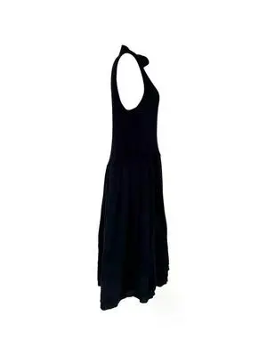 Valentino Garavani Turtleneck Sleeveless Dress - Black
