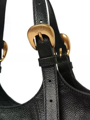 TWINSET Buckle-detail Pebbled Tote Bag