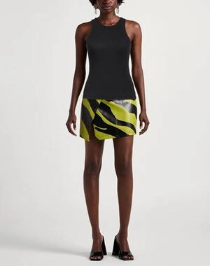 GANNI Tank Top Size Organic Cotton, Elastane