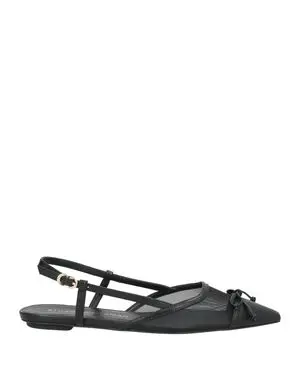 STUART WEITZMAN Ballet Flats Size Leather, Textile Fibers