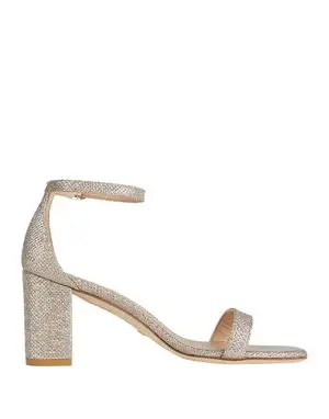 STUART WEITZMAN Sandals Platinum Size Textile Fibers