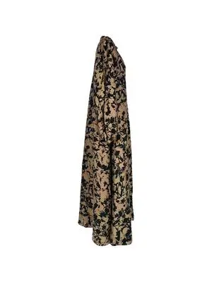 Max Mara Printed Long-sleeve Maxi Dress