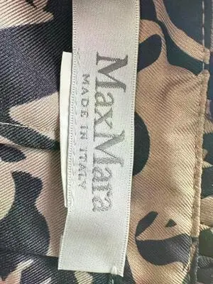 Max Mara Printed Long-sleeve Maxi Dress