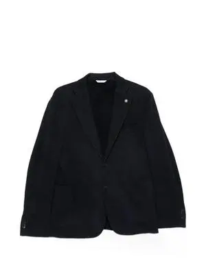 MANUEL RITZ Chevron Blazer - Blue