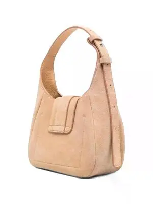 Hogan Suede Logo-plaque Tote Bag