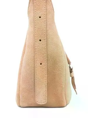 Hogan Suede Logo-plaque Tote Bag