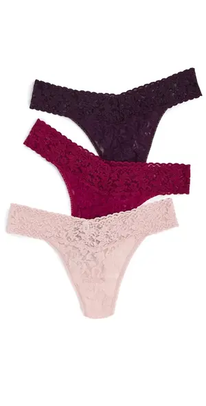 Hanky Panky V-day Matchbox Original Thong 3-pack - Vdf3