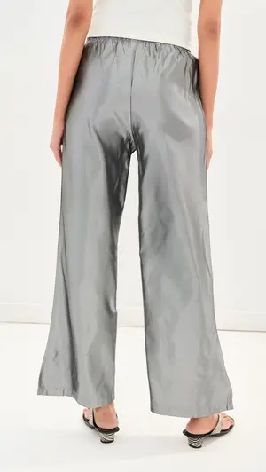 LE BOP Collins Taffeta Pants - Pewter
