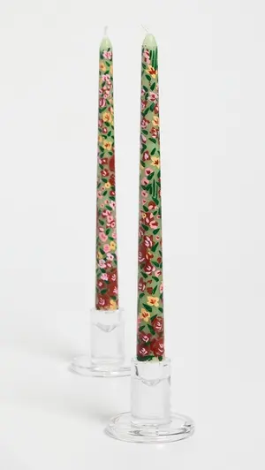 Farm Rio Set Of 2 Tapper Candles
