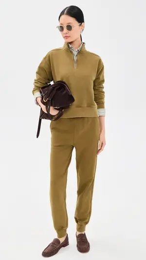Madewell Mccarren Quarter-zip Sweatshirt