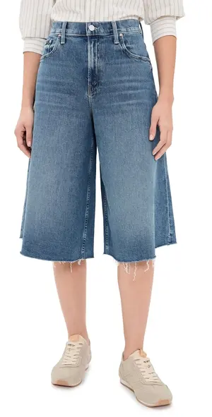 MOTHER The Whole Lot Flutter Fray Shorts - Playback