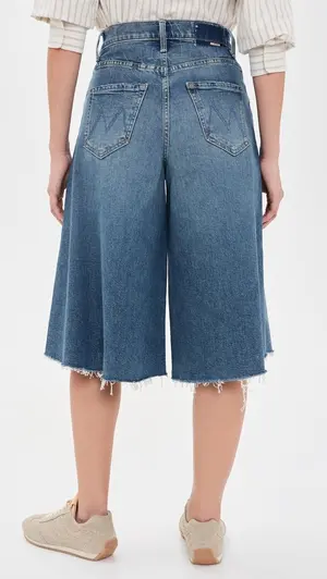 MOTHER The Whole Lot Flutter Fray Shorts