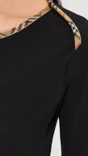 Burberry Stephanie Long Sleeve Top