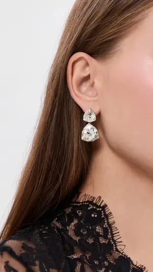 ADINA EDEN Crystal Drop Earrings