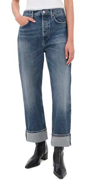 AGOLDE Fran Straight Jeans - Intersection
