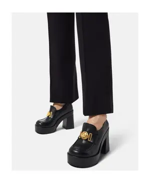 Versace Medusa Plaque Slip-on Pumps