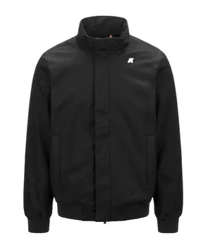 K-WAY Zip-up Jacket - Black