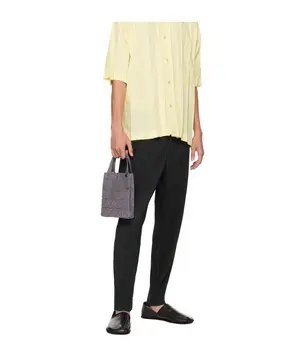 Issey Miyake Handbag With Dual Handles