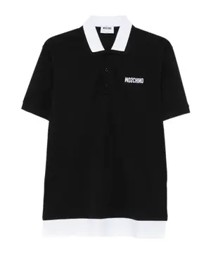 Moschino Short-sleeved Polo Shirt - Black