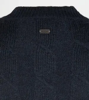 TOD'S Round-neck Pullover In Cashmere And Silk