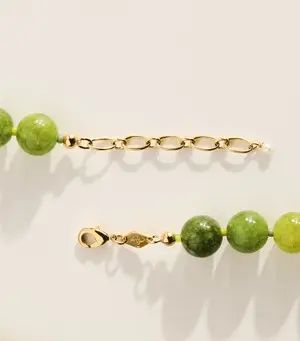 Anni Lu Gold-plated Beaded Ball Necklace