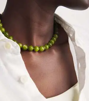 Anni Lu Gold-plated Beaded Ball Necklace