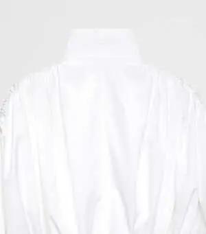 Givenchy Cotton Ruched Cropped Shirt