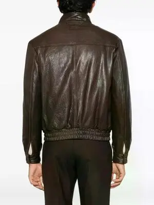 SALVATORE SANTORO Panelled Leather Jacket