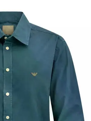 Emporio Armani Logo-embroidered Button-down Shirt