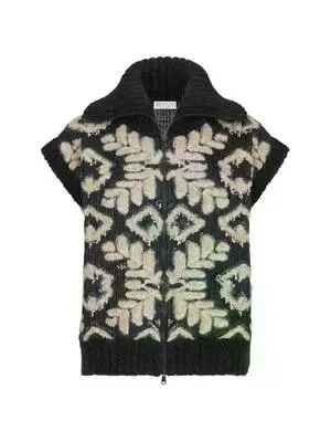 Brunello Cucinelli Sequin-embellished Cardigan - Black