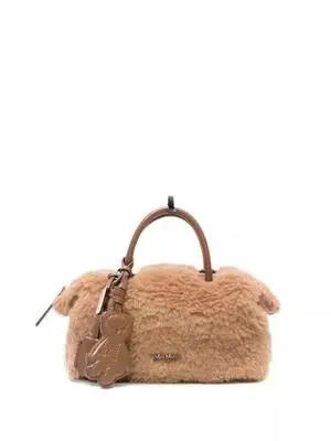 Max Mara Small Teddy Boston Bag Camel