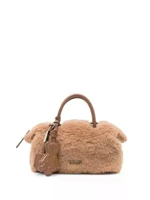 Max Mara Small Teddy Boston Bag Camel - Neutrals