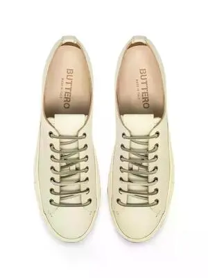 BUTTERO® Lace-up Leather Low-top Sneakers