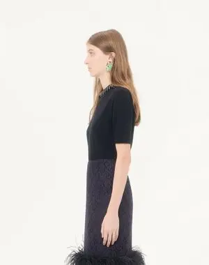 Valentino Garavani Embroidered Wool Jumper