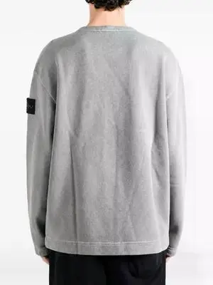 Stone Island 6100028 Mineral Dyed Cotton Fleece Sweatshirt