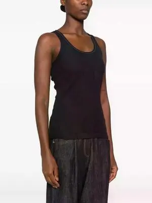 Brunello Cucinelli Monili-trim Ribbed Tank Top