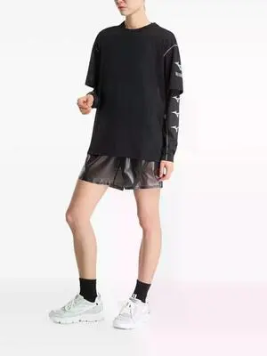 Mizuno X Han Kjøbenhavn Mesh-panelled Logo-print T-shirt