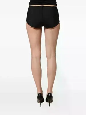 Dolce & Gabbana Low-waist Satin Culotte Hot-pant Shorts