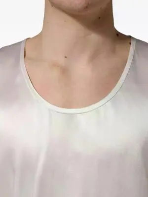 Dolce & Gabbana Satin-finish Sleeveless Tank Top