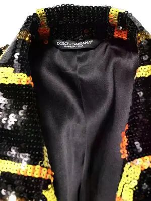 Dolce & Gabbana Sequin-embellished Double-breasted Blazer