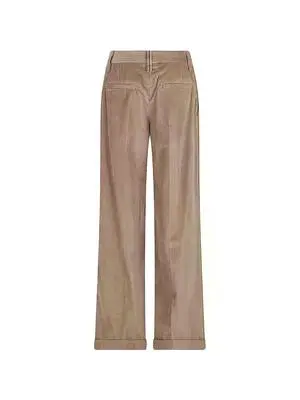 Brunello Cucinelli Corduroy-textured Turned-up Trousers